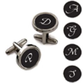 Traditional Initial Themed Cufflinks